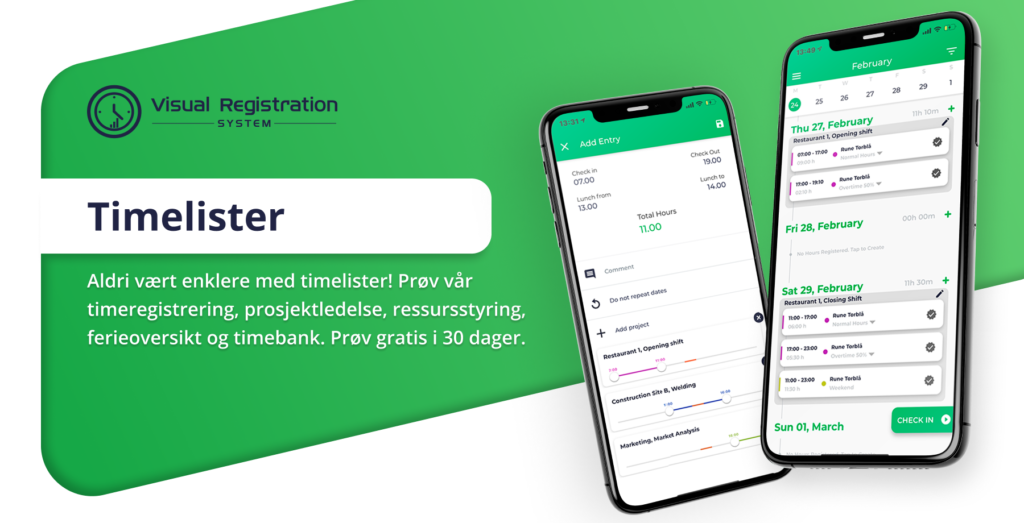 Hvordan skrive timelister? – Odda Digital System